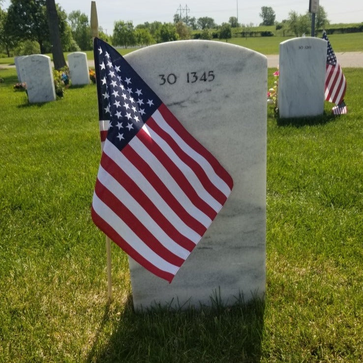 American Flag – Fort Snelling Cemetery Flowers